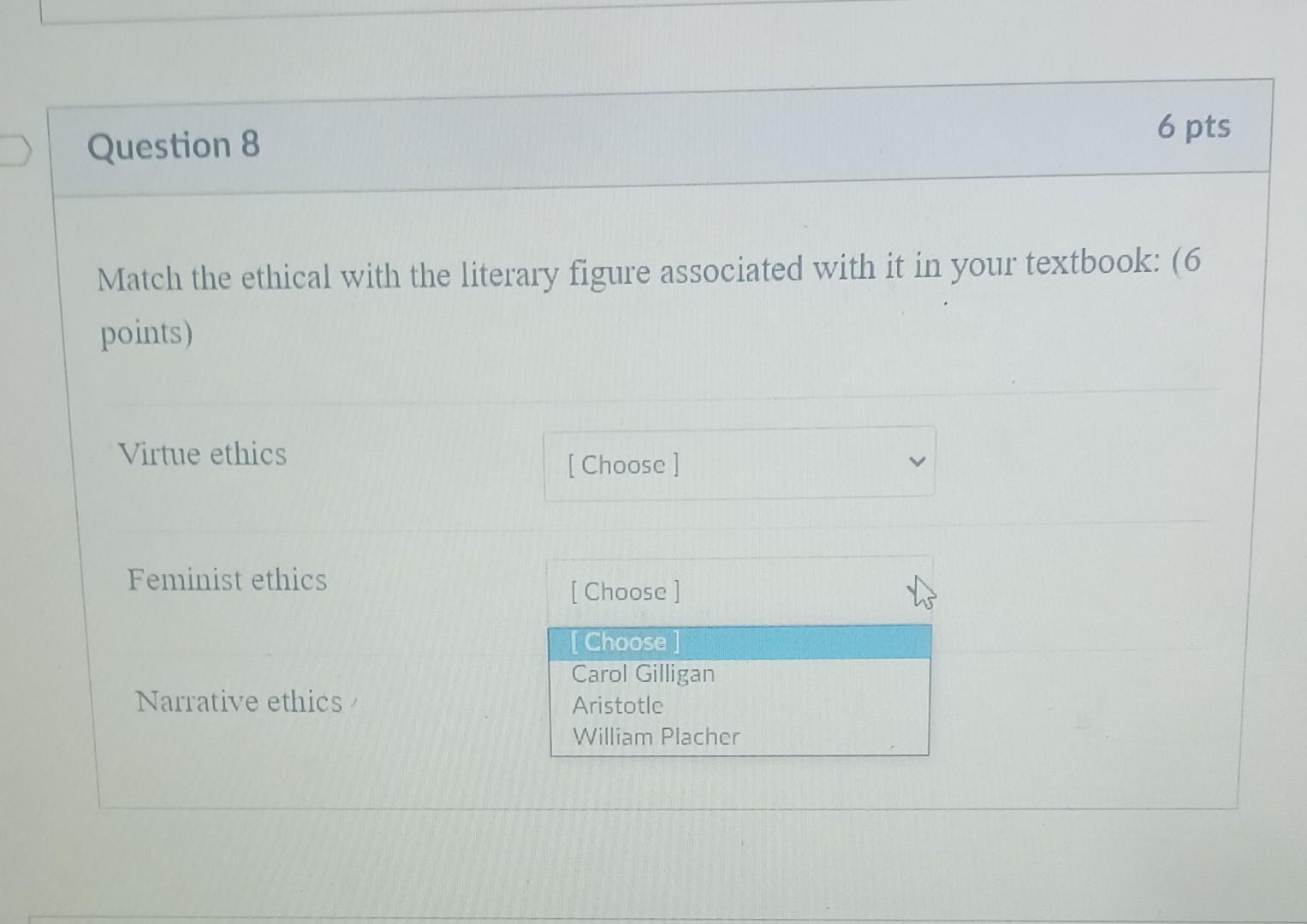 Solved Which of the following ethical theories most | Chegg.com