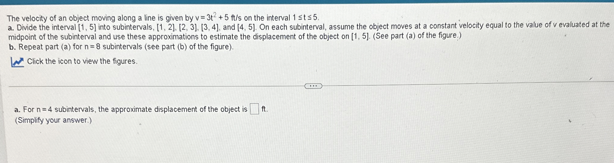 Solved The velocity of an object moving along a line is | Chegg.com