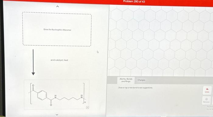 Solved draw the monomers required to synthesize this | Chegg.com