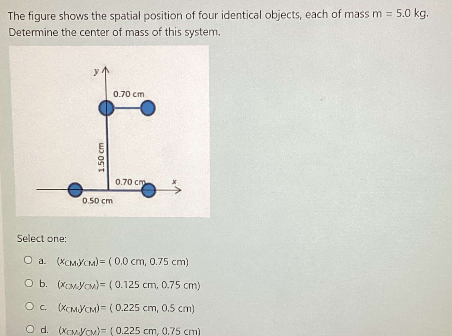 Solved The figure shows the spatial position of four | Chegg.com