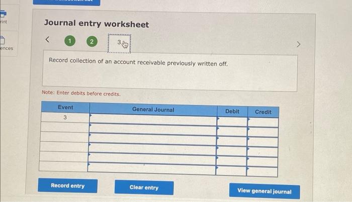 Solved Problem 7-4 (Static) Uncollectible accounts; | Chegg.com