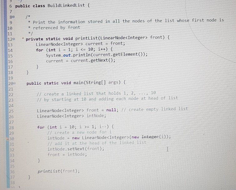 Solved Exercise 2 - Singly Linked Lists 1. Open | Chegg.com