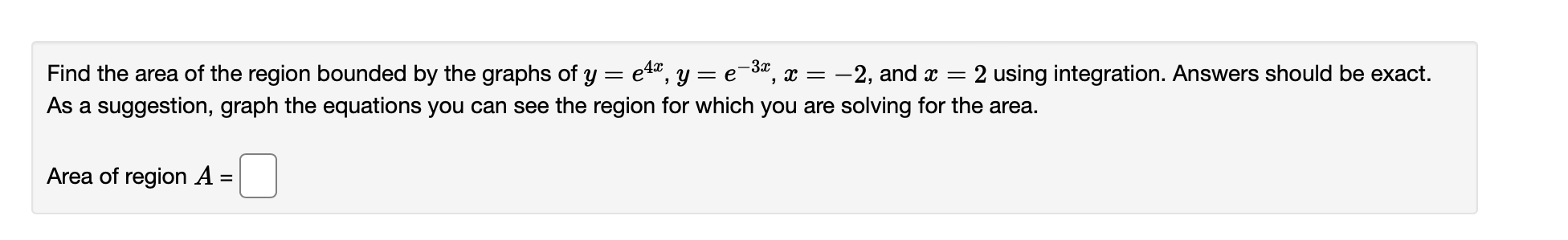 Solved Find the area of the region bounded by the graphs of | Chegg.com