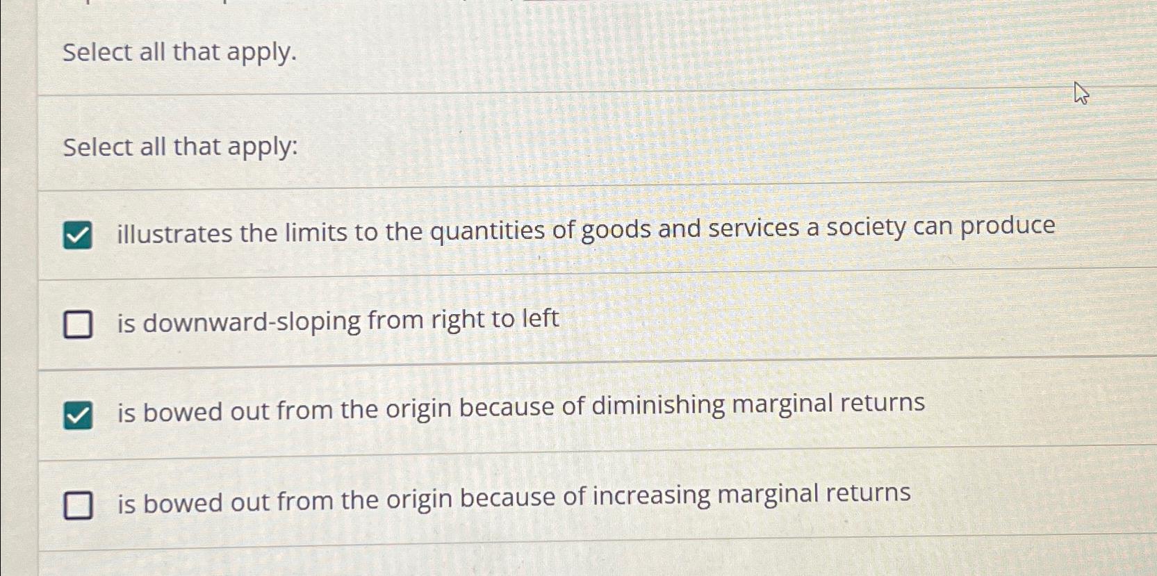 Solved Select all that apply.Select all that | Chegg.com