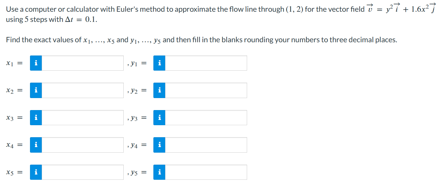 Solved Use a computer or calculator with Euler's method to | Chegg.com