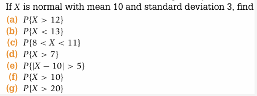 Solved If x ﻿is normal with mean 10 ﻿and standard deviation | Chegg.com