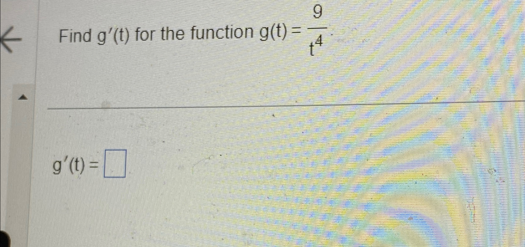 Solved Find G T ﻿for The Function G T 9t4g T