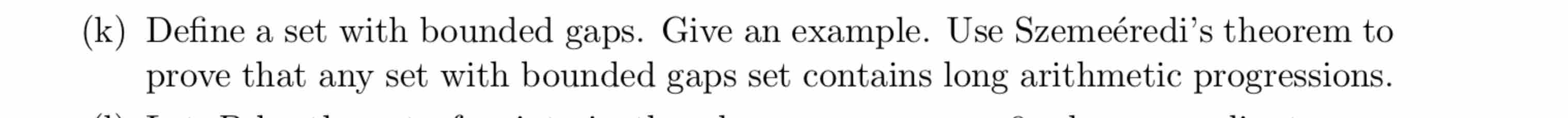 Solved from ﻿a ﻿Basic ﻿of ﻿Ramsey ﻿Theory (k) ﻿Define a set | Chegg.com