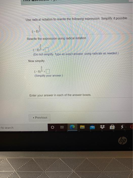 Solved Use radical notation to rewrite the following | Chegg.com