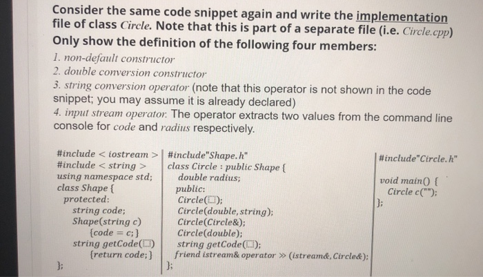 Solved Consider the same code snippet again and write the | Chegg.com