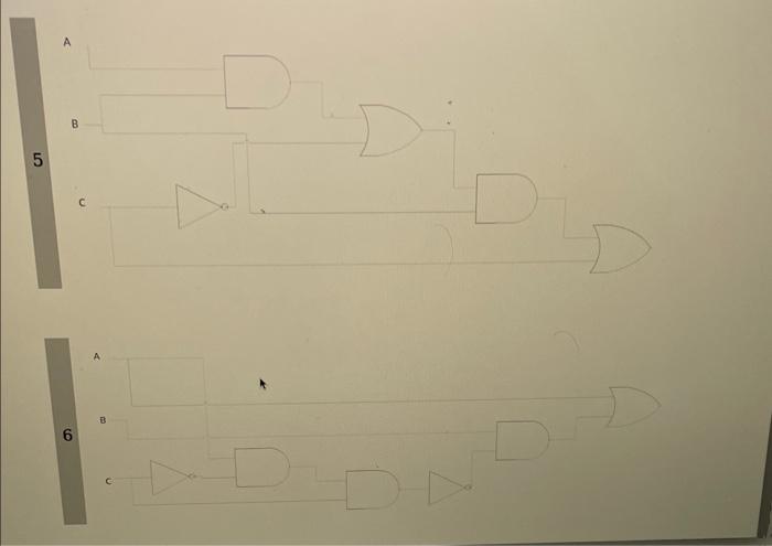 Solved For Each Logic Circuit 1 Construct A Boolean