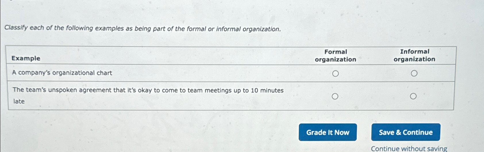 Solved Classify each of the following examples as being part | Chegg.com