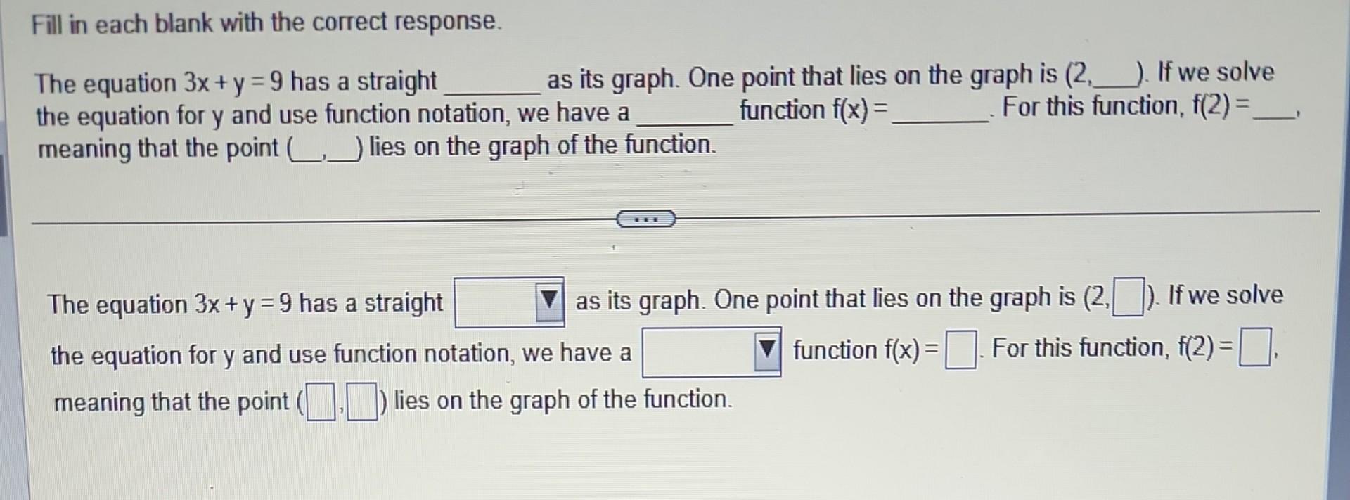 Solved Fill in each blank with the correct response. The | Chegg.com