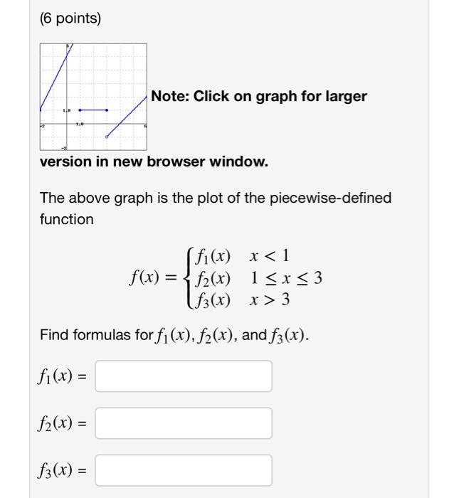 Solved (6 points) Note: Click on graph for larger version in | Chegg.com
