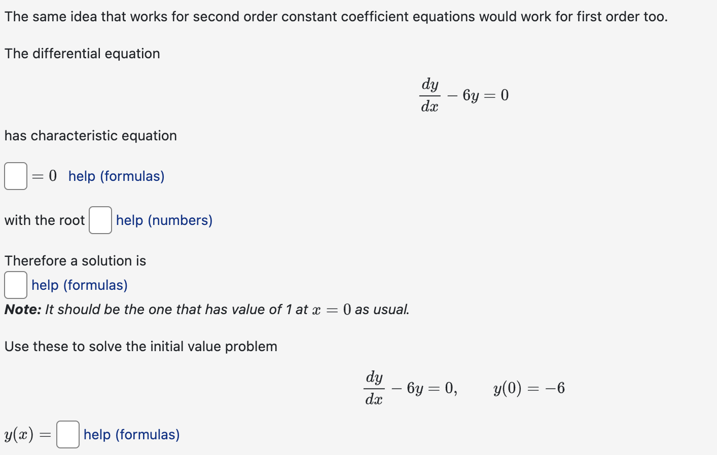 Solved The same idea that works for second order constant | Chegg.com