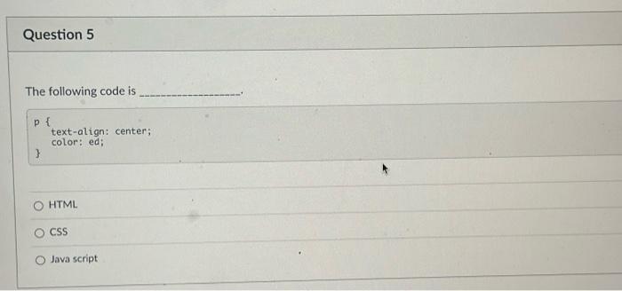 Solved Consider the following code: What type of code is | Chegg.com