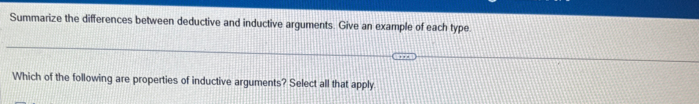 Solved Summarize the differences between deductive and | Chegg.com