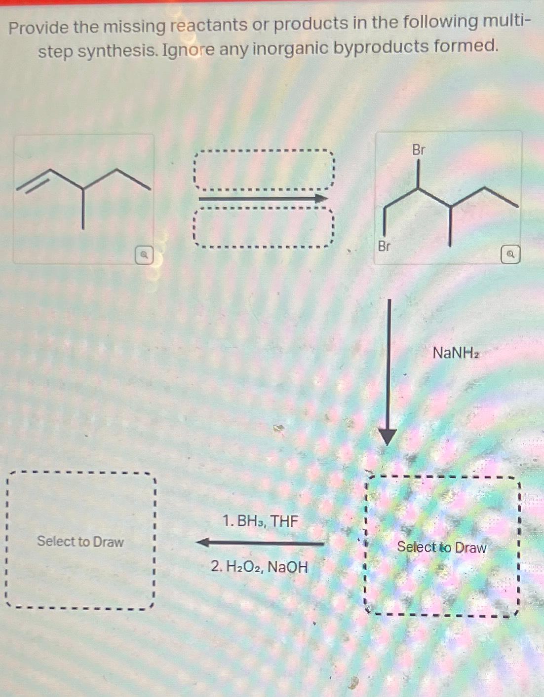 Solved Provide the missing reactants or products in the | Chegg.com