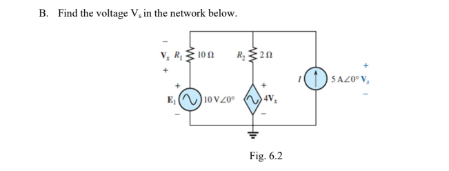 Solved (6.b) ﻿Question 6:[CO1]A. ﻿Using superposition, find | Chegg.com