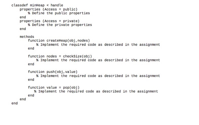 Solved 3 Binary Heap - minHeap We will now work with another | Chegg.com
