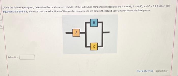 Solved Given the following diagram, determine the total | Chegg.com