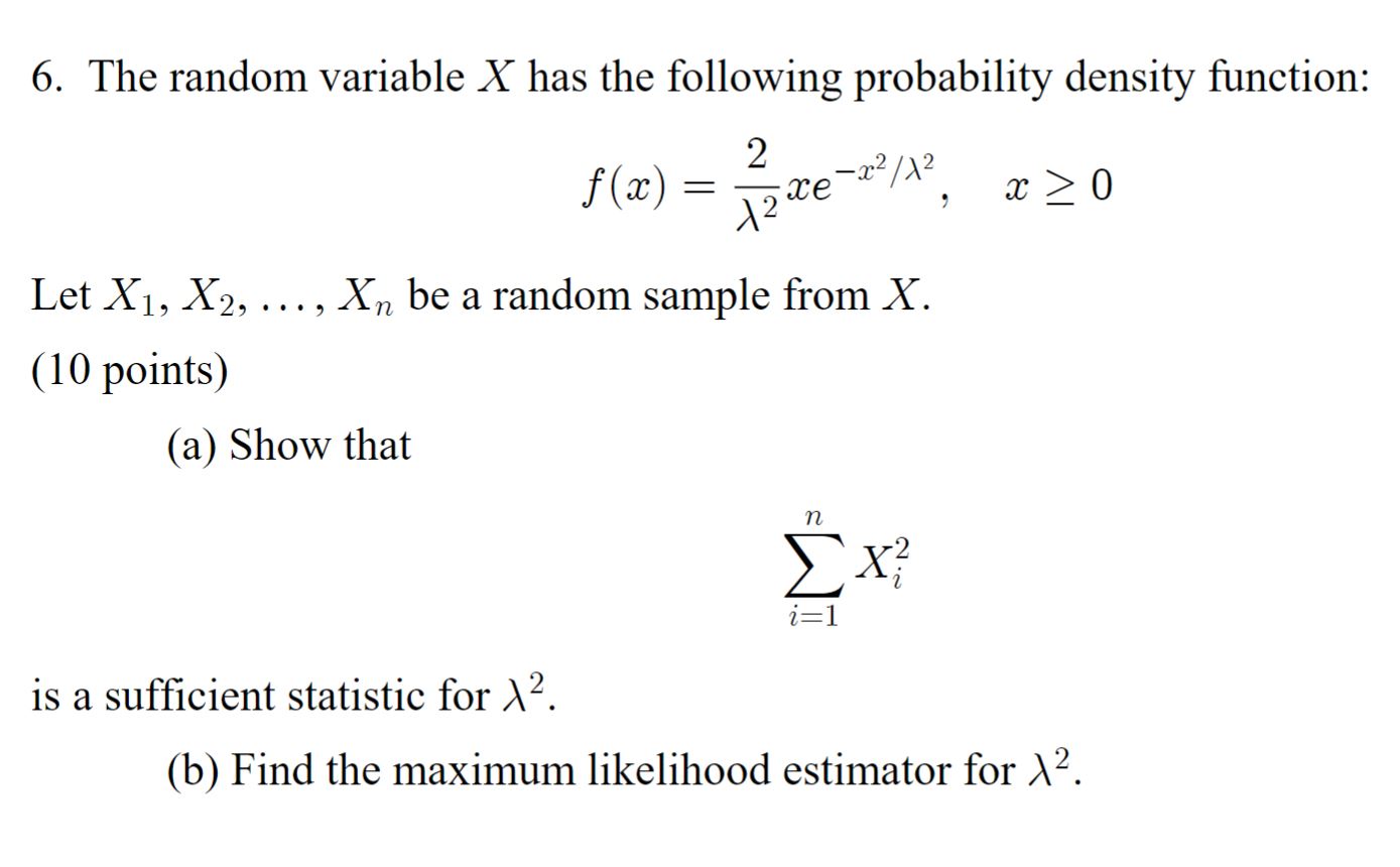 Solved The random variable x ﻿has the following probability | Chegg.com