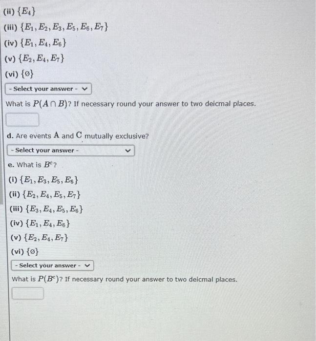Solved Suppose that we have a sample space | Chegg.com