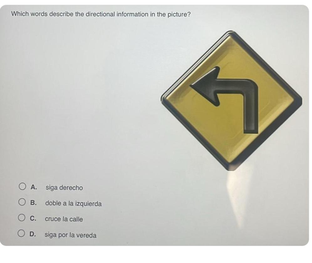Solved Which words describe the directional information in | Chegg.com