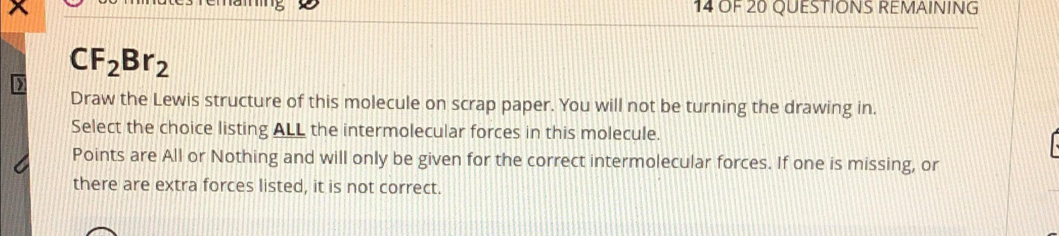 \\nCF_(2)Br_(2)\\nDraw the Lewis structure of this | Chegg.com