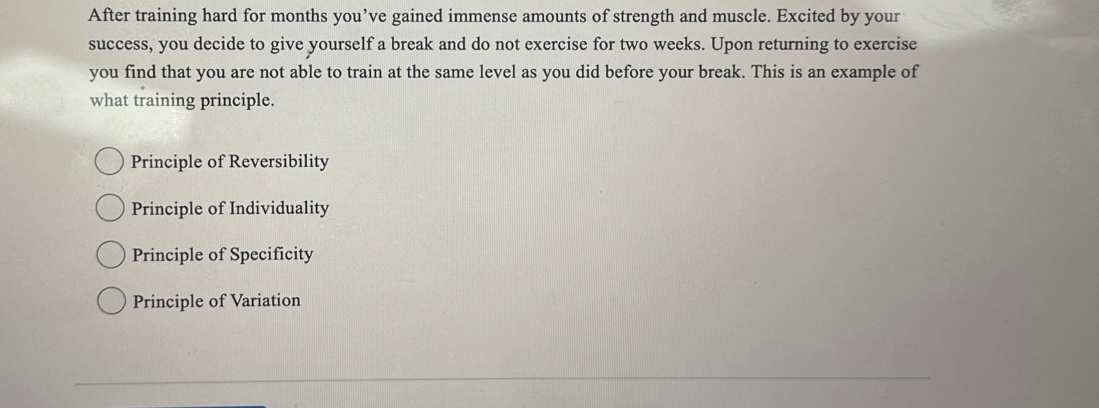 Solved After training hard for months you've gained immense | Chegg.com