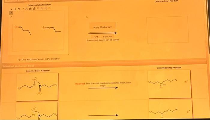 Solved Mechanism Explorer? + 0 OCXO (Intermediate) Reactant | Chegg.com