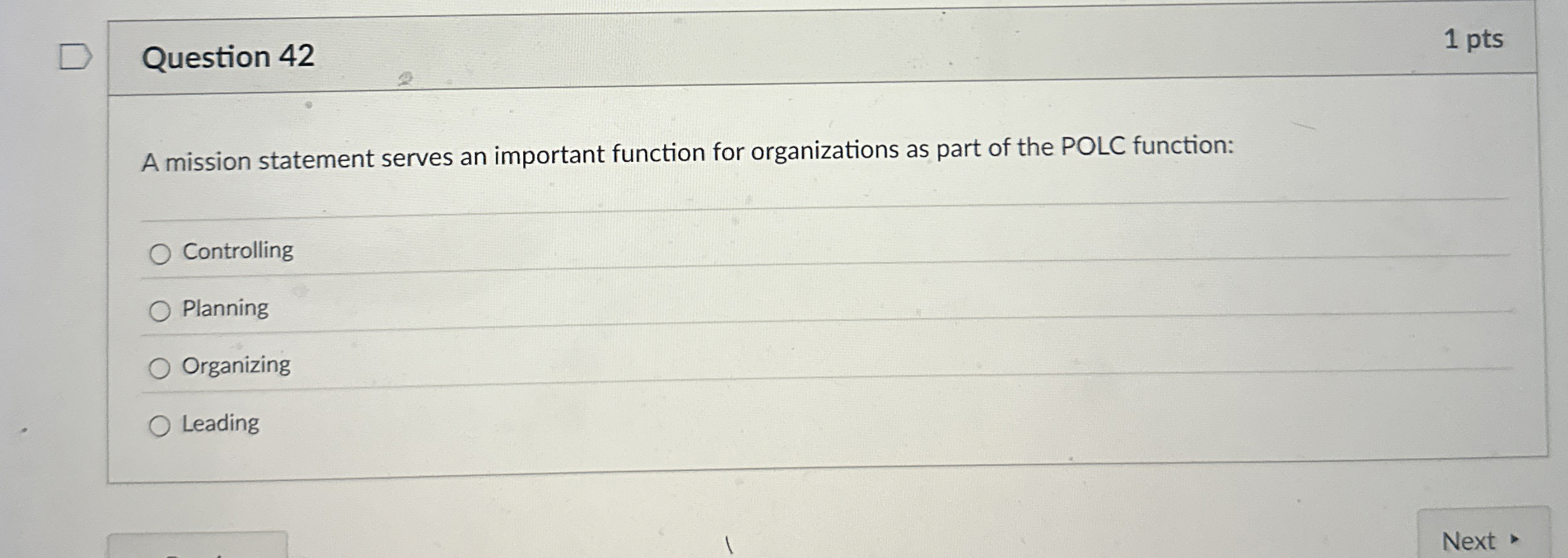 Solved Question 42A mission statement serves an important | Chegg.com