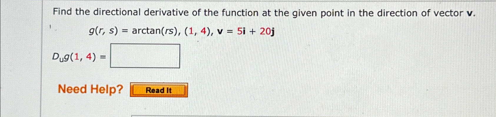 Solved Find the directional derivative of the function at | Chegg.com
