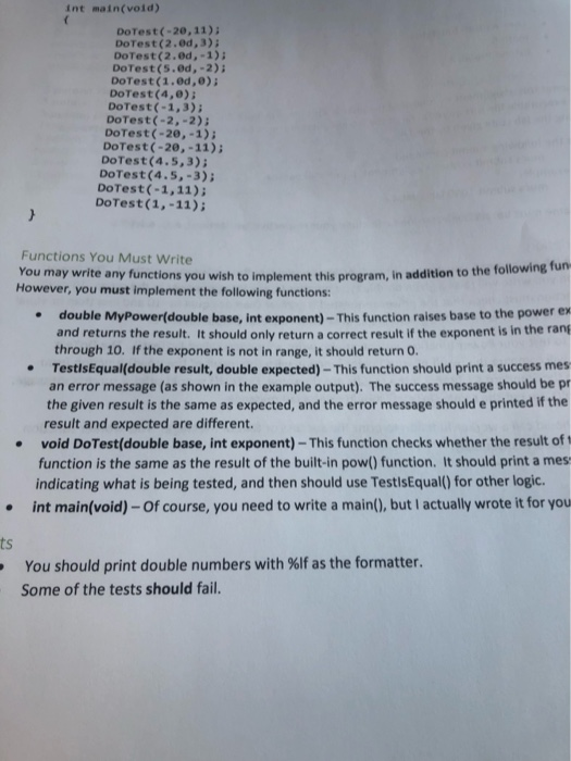 Solved Concepts to Practice User-written functions math.h | Chegg.com