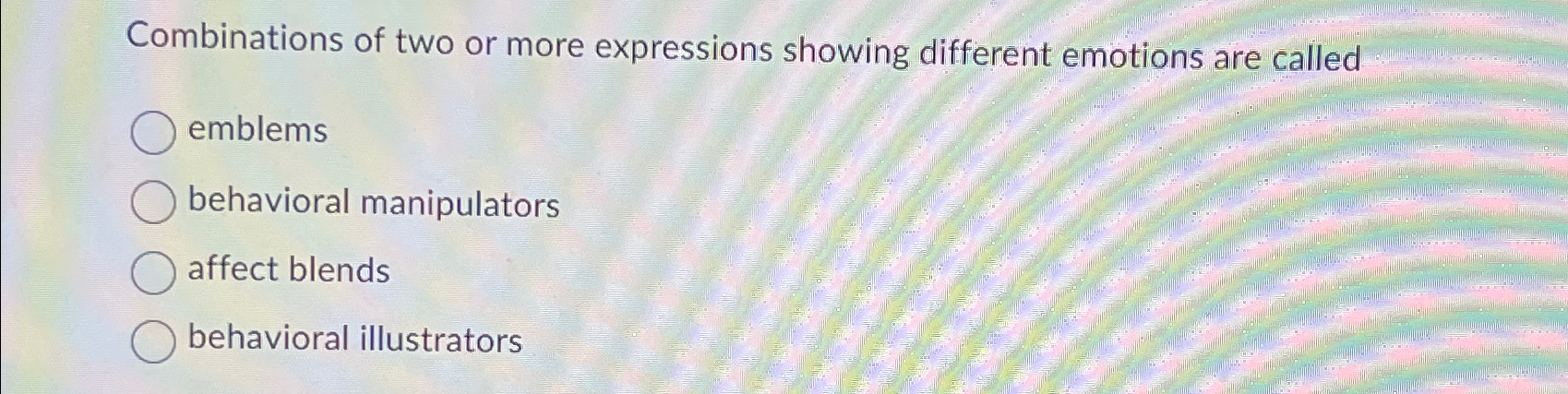Solved Combinations of two or more expressions showing | Chegg.com