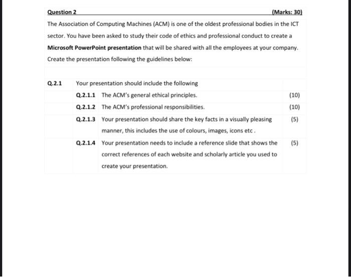 Solved The Association of Computing Machines (ACM) is one of | Chegg.com