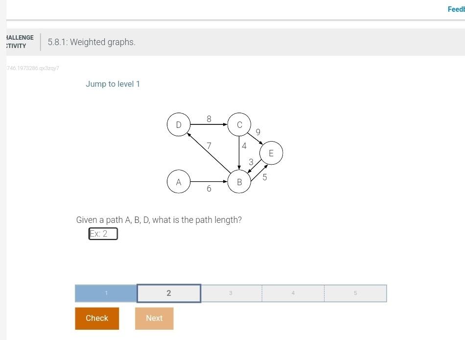 Solved Jump to level 1 Given a path A,B,D, what is the path | Chegg.com
