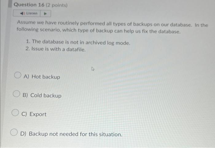 Solved Assume we have routinely performed all types of | Chegg.com