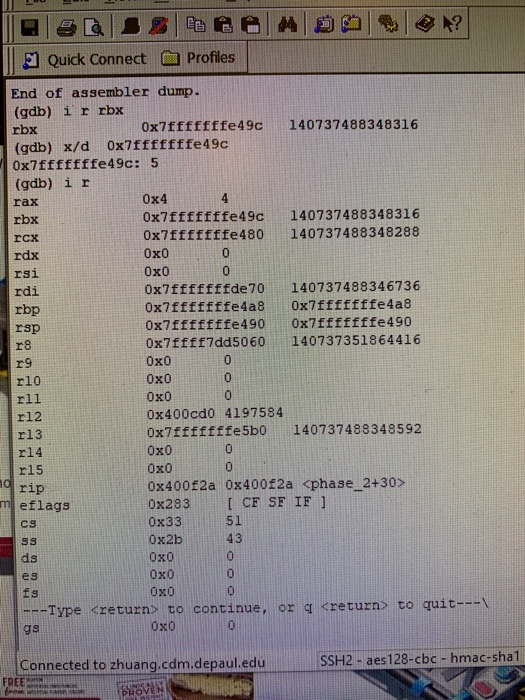 R? ick Connect Profiles assembler code for function | Chegg.com