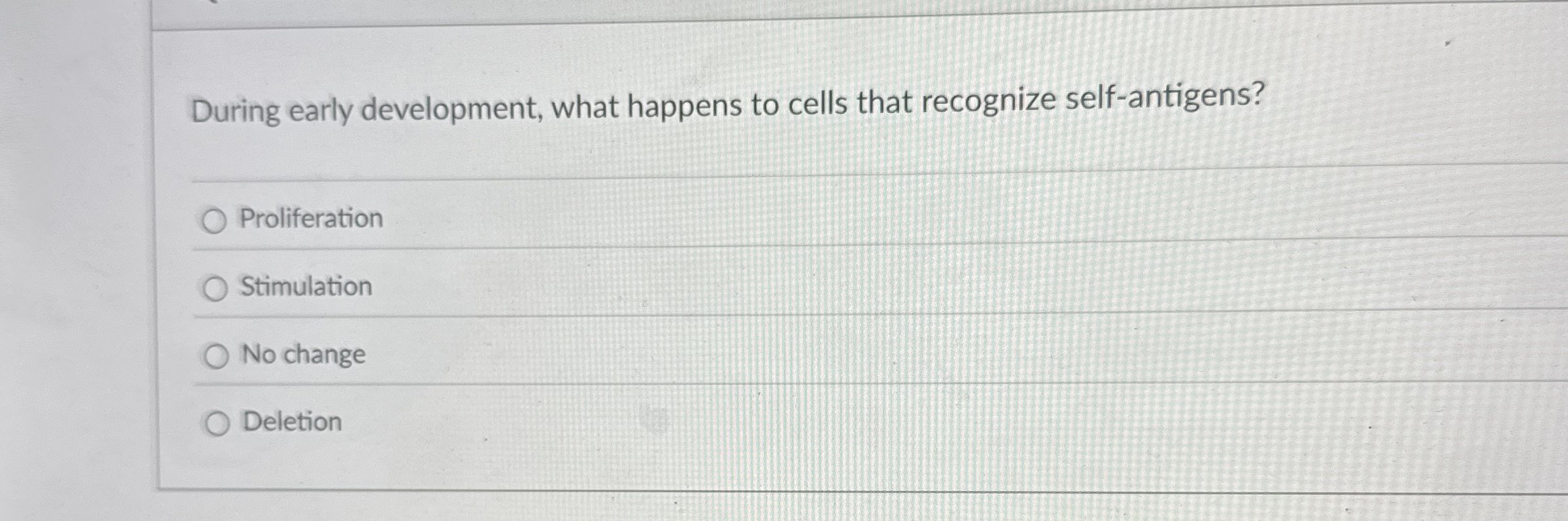 Solved During early development, what happens to cells that | Chegg.com