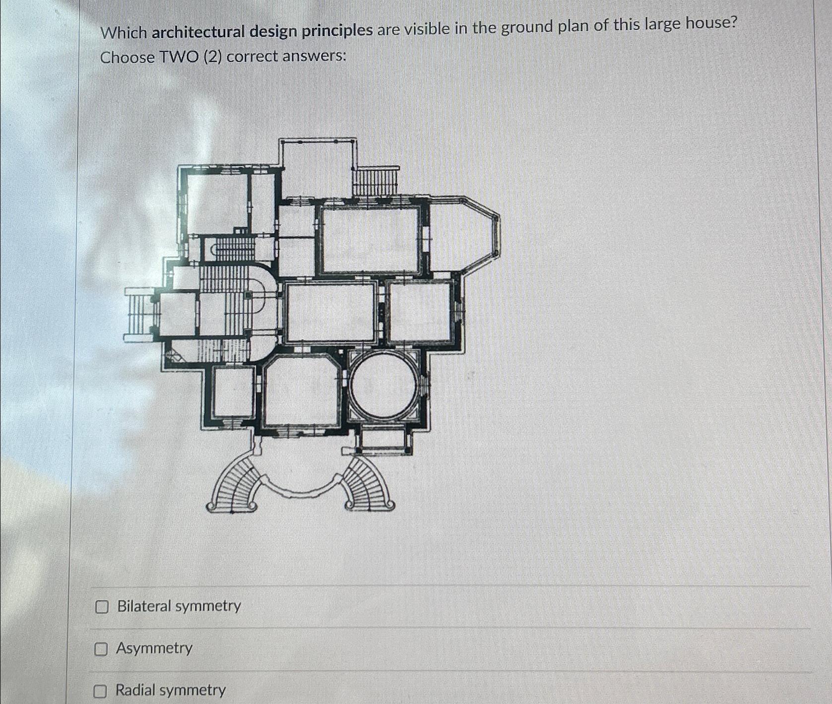 Solved Which architectural design principles are visible in | Chegg.com
