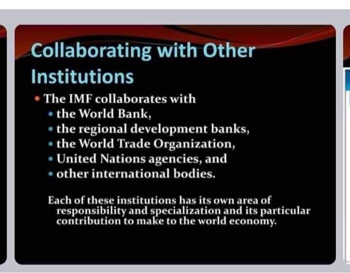Solved Collaborating with Other Institutions - The IMF | Chegg.com