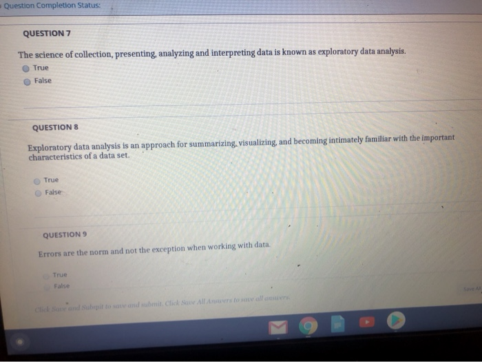 Solved * Question Completion Status: QUESTION 1 Arrange the | Chegg.com