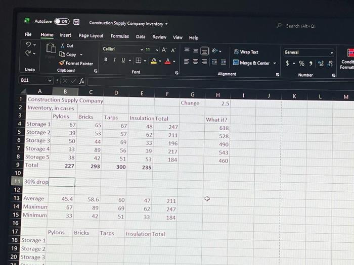 Solved In Cell B11 Create A Complex Formula That Calculates