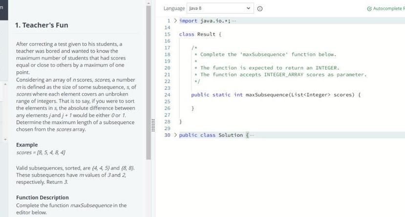 Solved Teacher's FunAfter correcting a test given to his | Chegg.com