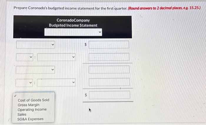 Solved Prepare the OM purchases budget for Carbnado | Chegg.com