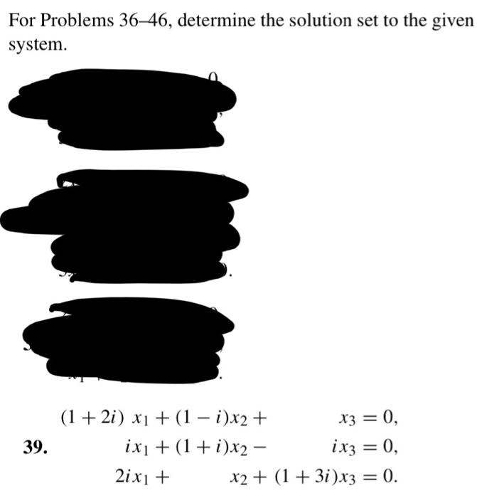 Solved For Problems 36 46 Determine The Solution Set To The