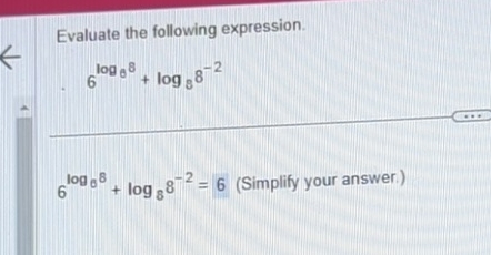 Solved Evaluate the following | Chegg.com