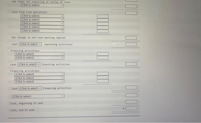 Solved Prepare a statement of cash fiows for the Maris | Chegg.com