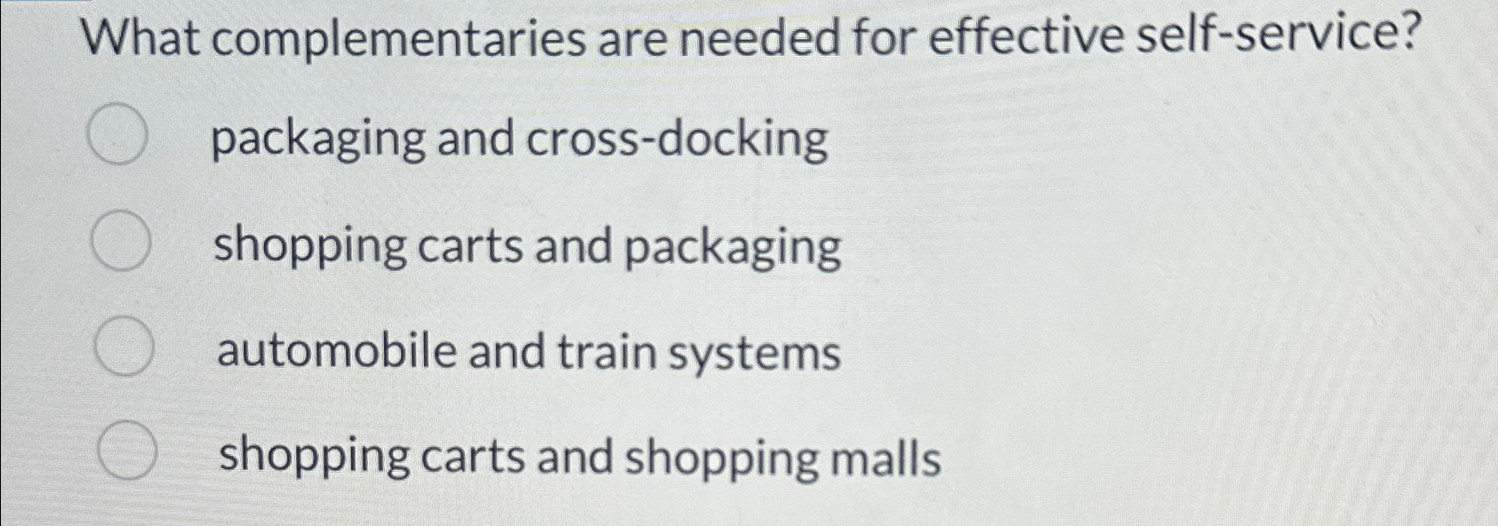 Solved What complementaries are needed for effective | Chegg.com